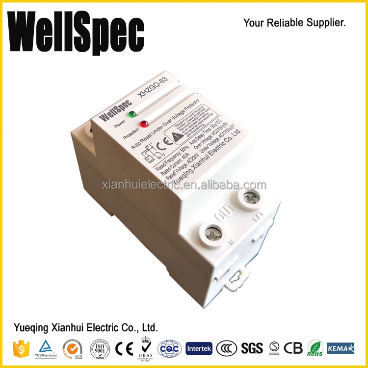 Over Voltage And Under Voltage Protection Current Protection Device ...