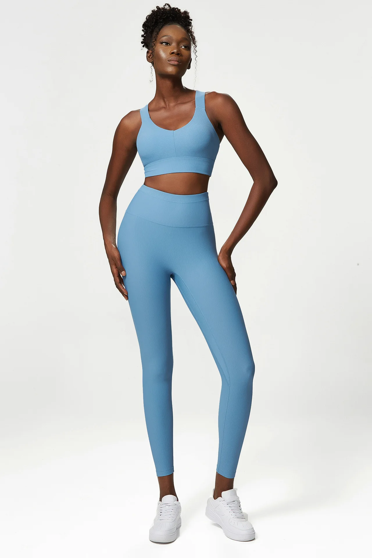 Colors 2 Piece Gym Activewear Workout Sports Bra Yoga Pants Comfortable ...