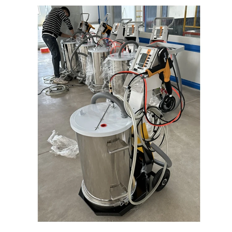 Stainless Steel Barrel Electrostatic Spray Powder Coating Gun Machine ...