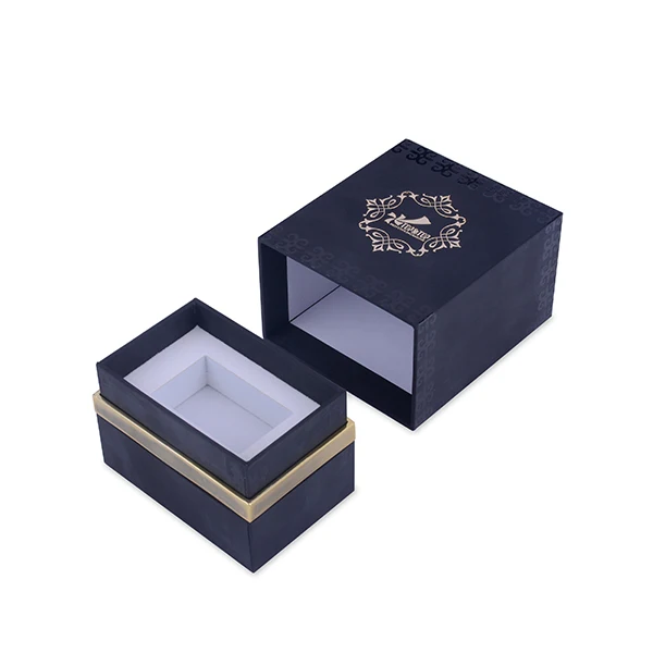 Luxury Custom Novel Design Elegant Blue Perfume Bottle Packaging Box ...