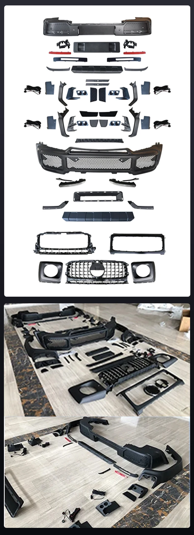 2024 Bbs G Class Bodykit Car Bumper Mercedes G500 G350 G63 W464 Upgrade To B-brabus Body Kit For ...
