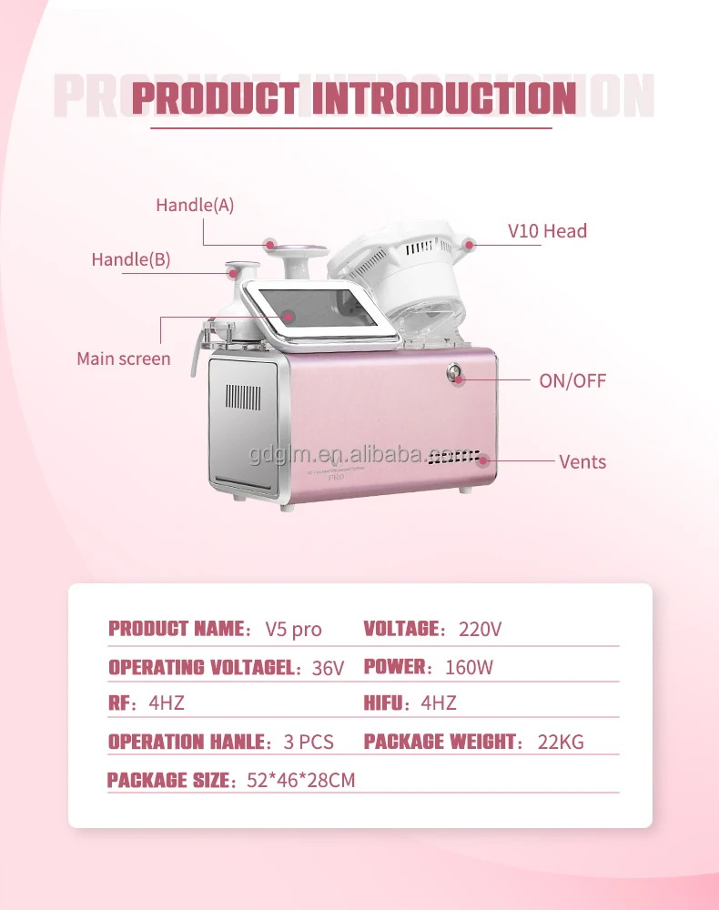 Fat Loss V5 Pro Radio Frequency Rf Skin Tightening Anti Cellulite ...