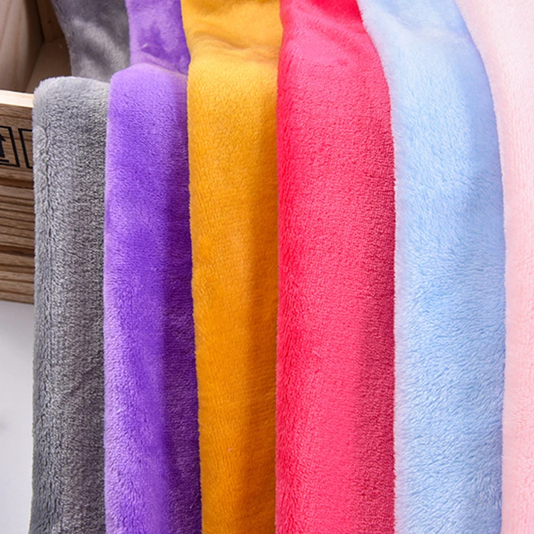 Luxury Manufacturing Flannel Fleece Fabric Super Soft Plush For ...