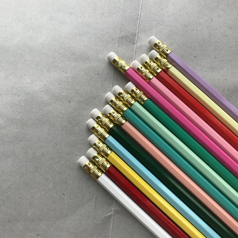 7.5 ‘HB Hexagonal Pencil with Eraser - Cheap & Customizable