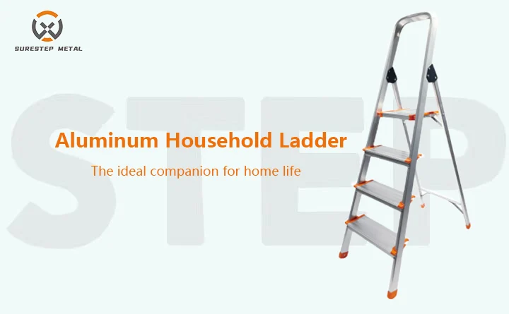 Modern Designed Lightweight Aluminum Alloy Foldable Step Ladder ...