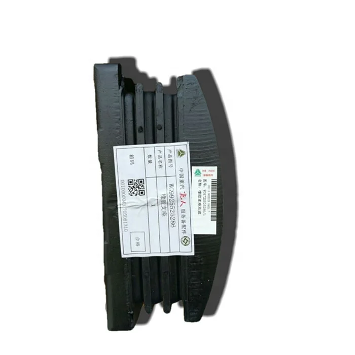 Asiento de resorte de hoja de soporte de goma para camión Sinotruk Howo ...