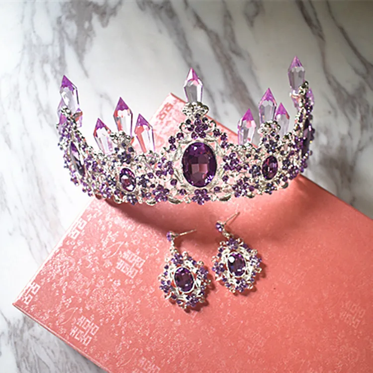 Purple Tiara For Weddings
