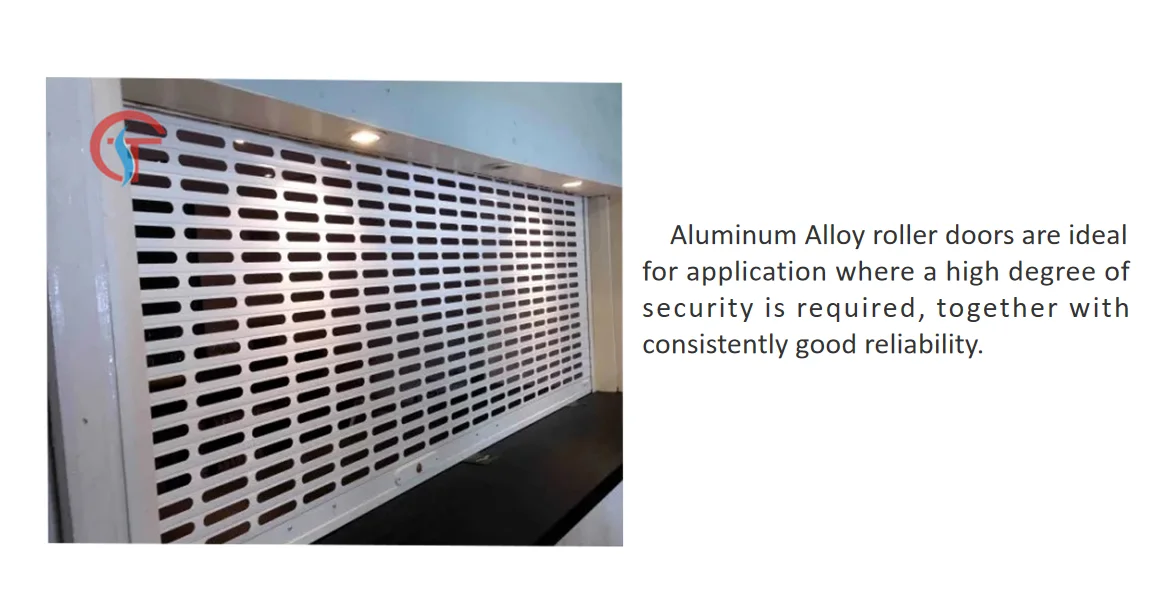 Aluminum Alloy Perforated Slat Shutter Doors - Buy Perforated Shutters ...