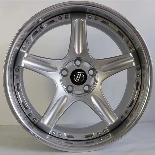 Yufei 2 Piece Wheels White 20 Inch Rims 5x112 Forged Wheels 6061-t6 ...