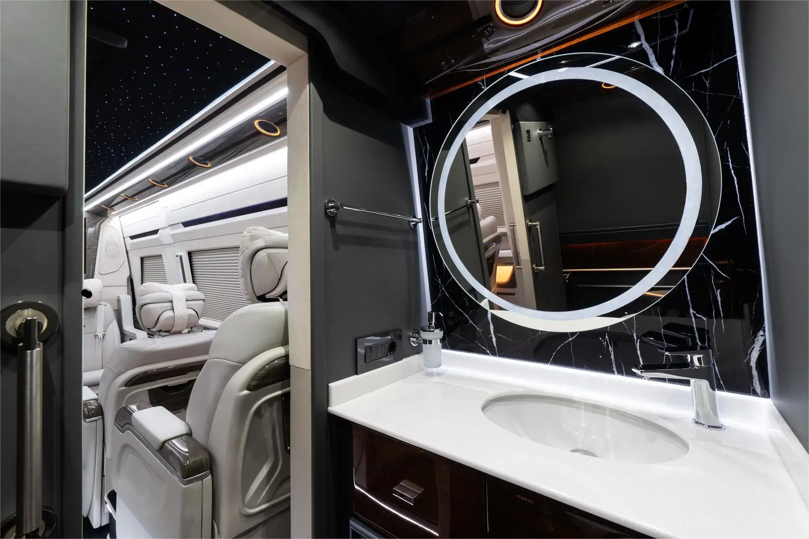 2024 Mercedes Sprinter Van Full Interior Walls Upgrade VIP