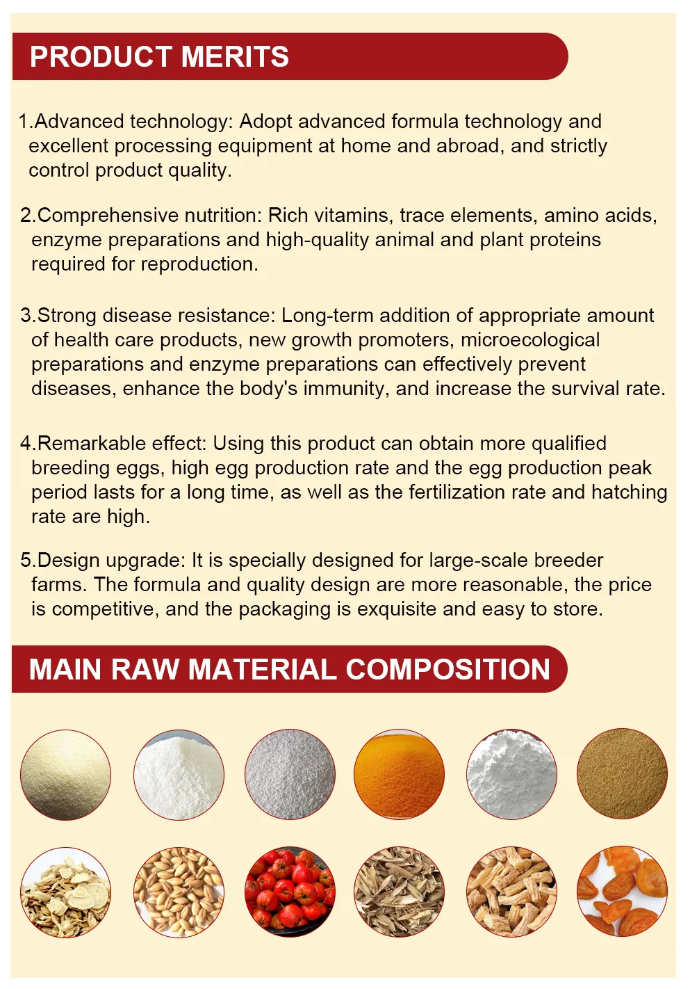 K520 5% Breeding Hen Premix Feed For Laying Chickens Vitamins Improve ...