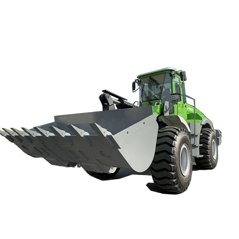 Socma 5 Ton Electric Loader Hnl-50el - Buy Mini Wheel Loader Green ...