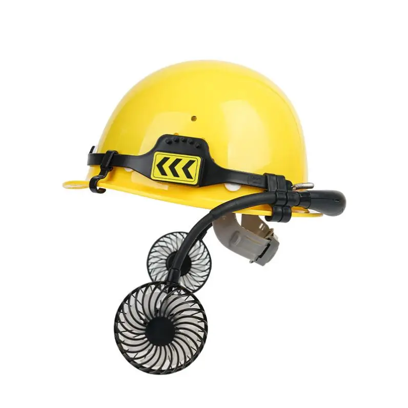 HBC Safety helmet external fan Site helmet Ventilation cooling ...