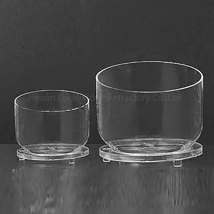 High Temperature Round Shape Fused Silica Quartz Crucible| Alibaba.com