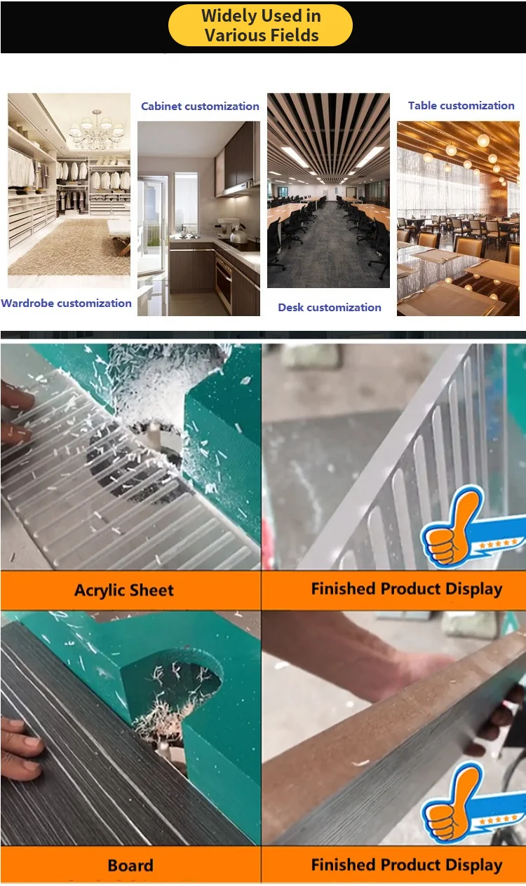 Automatic Pvc Mdf Compact Edge Banding Machine Board Cutting And Edging ...