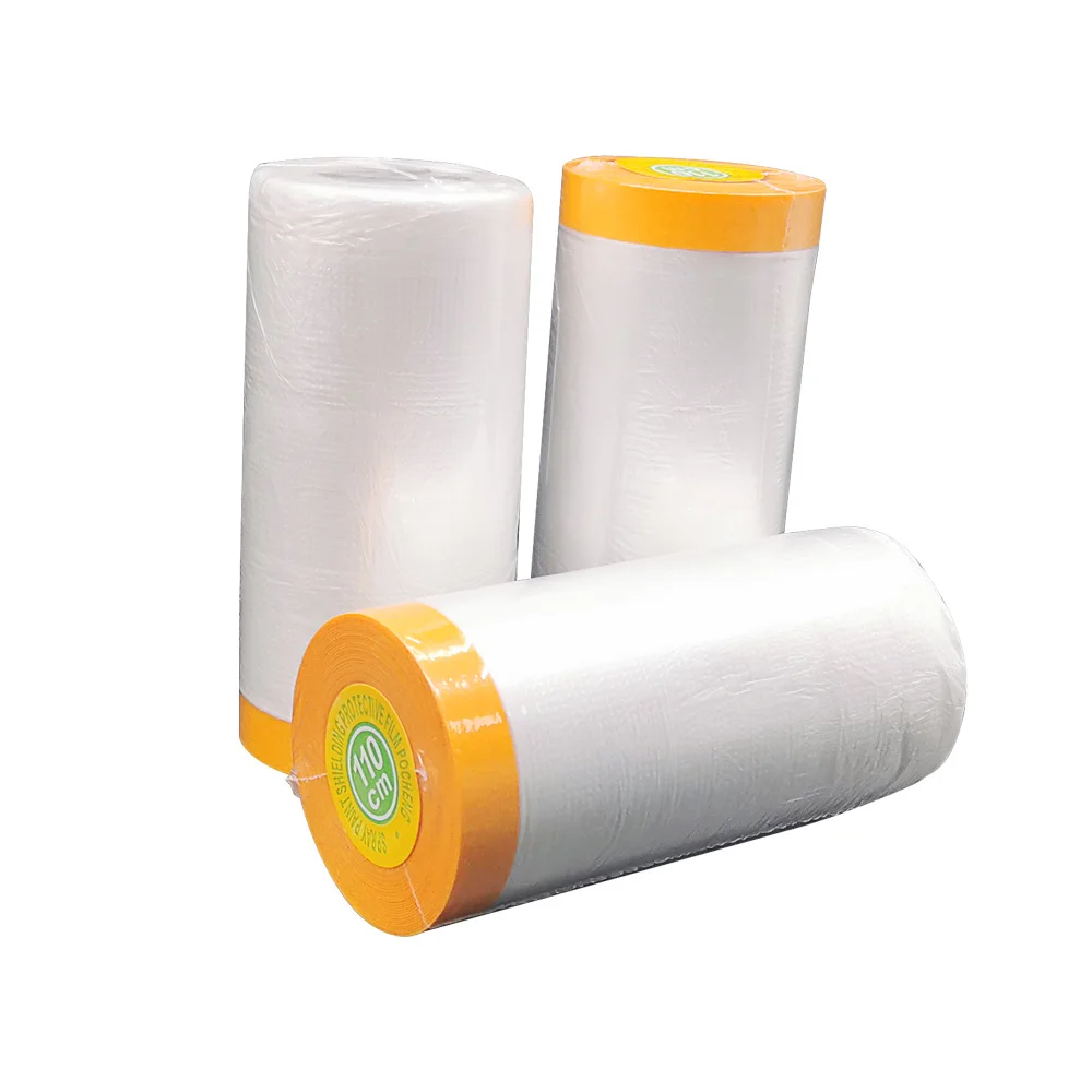 High Quality Protective Plastic Masking Film Roll For Use In Painting ...