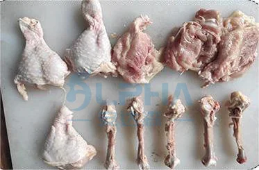 Semi-auto Pneumatic Chicken Leg Bone Removal Deboner Machine