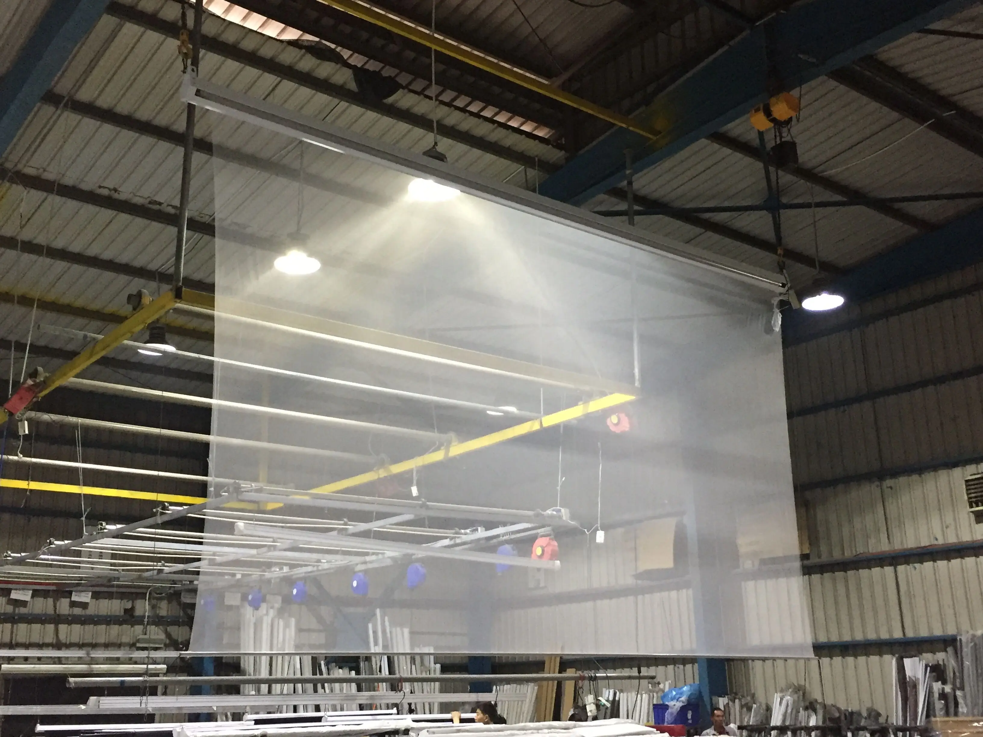 Transparent 3D Holographic Projection - Holo Mesh Screen