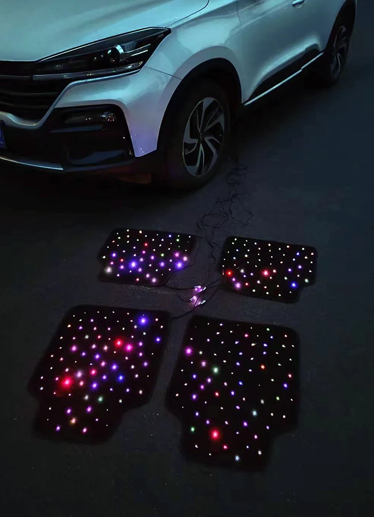 Starry Sky Car Foot Mats - Illuminate Your Ride