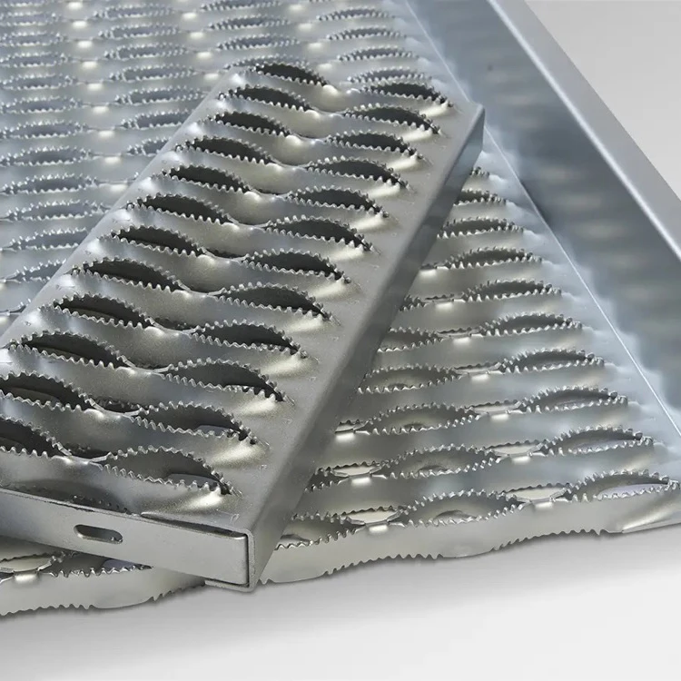 Perforated Safety Grate Ladder Rungs - Durable & Anti-slip
