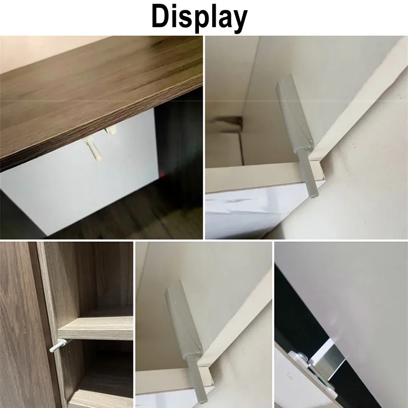 Cabinet Door Damper Spring Loaded Press Button Aluminum Alloy Push To ...