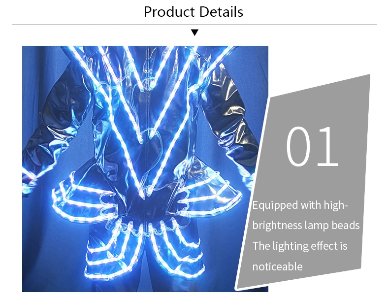 Bar Led Luminous Flash Suit,Nightclub Vip Wine Luminous Suit,Online Red ...