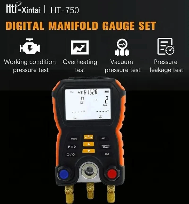Alibaba.com: HTI HT-750 Digital Pressure Gauge, Refrigeration Vacuum ...