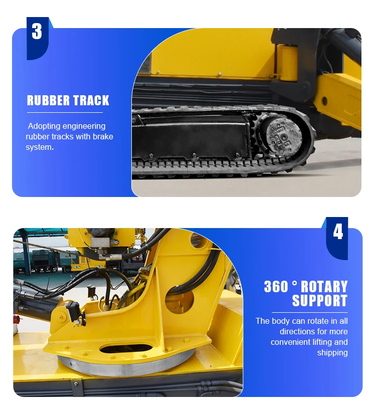 Mini Construction Crawler Cranes 3 Ton 5 Ton 8 Ton10 Ton Spider ...