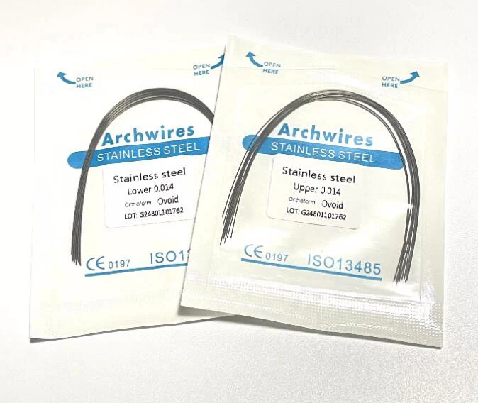 Dental Orthodontic Stainless Steel Archwire 018 Steel Arcos for Dentist ...