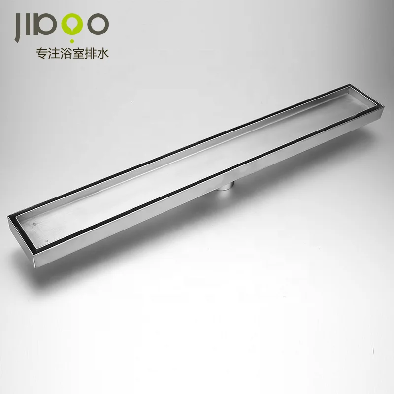 Custom Linear Shower Channel - Stainless Steel Strip Siphon