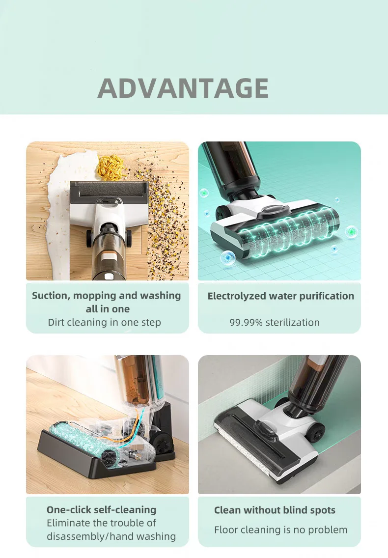 GT8 Smart Cordless Wet/dry Vacuum Cleaner and Floor Washer