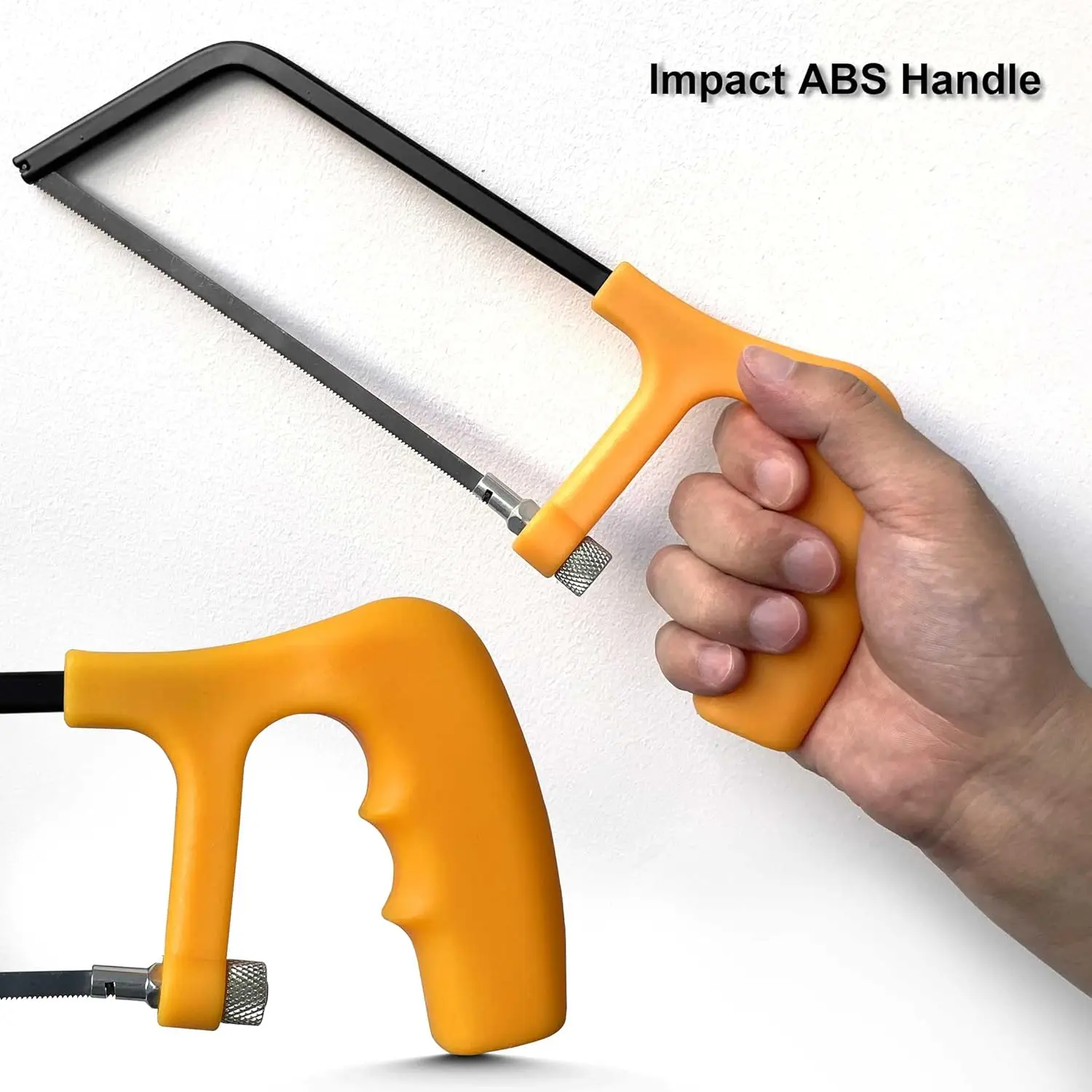 6 In. Mini Hacksaw Frame - 150mm Extra Fine Cut Junior Hack Saw with Bi ...
