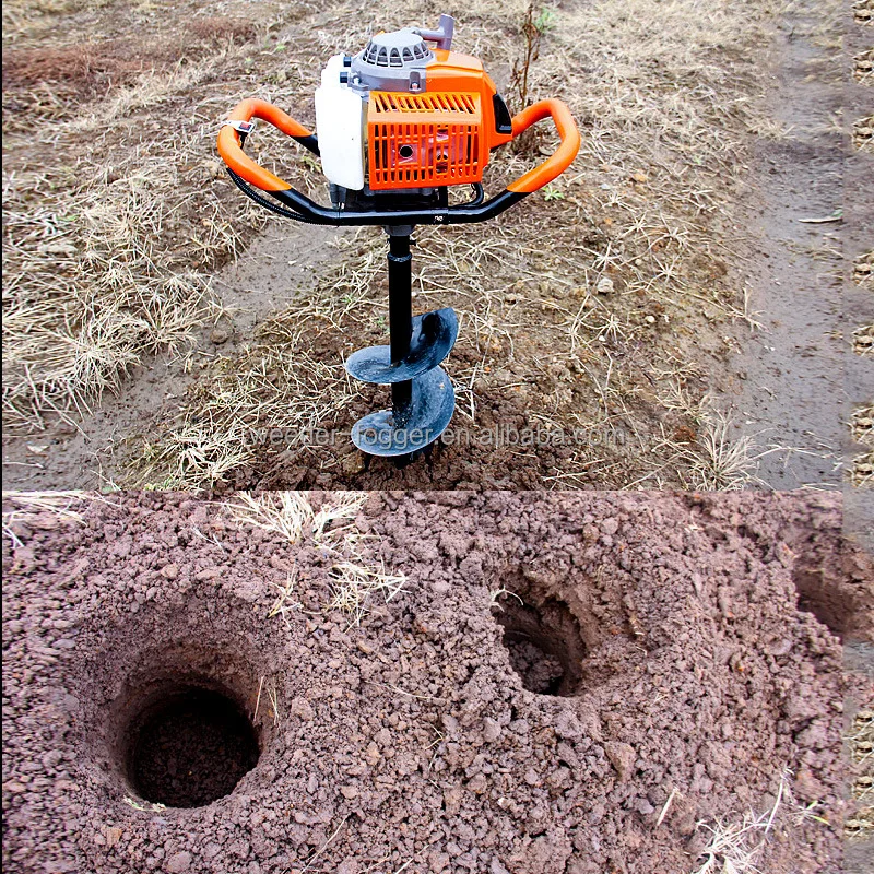 Cheap One Man Portable Grain Auger Earth Auger with 300mm Drill Bit