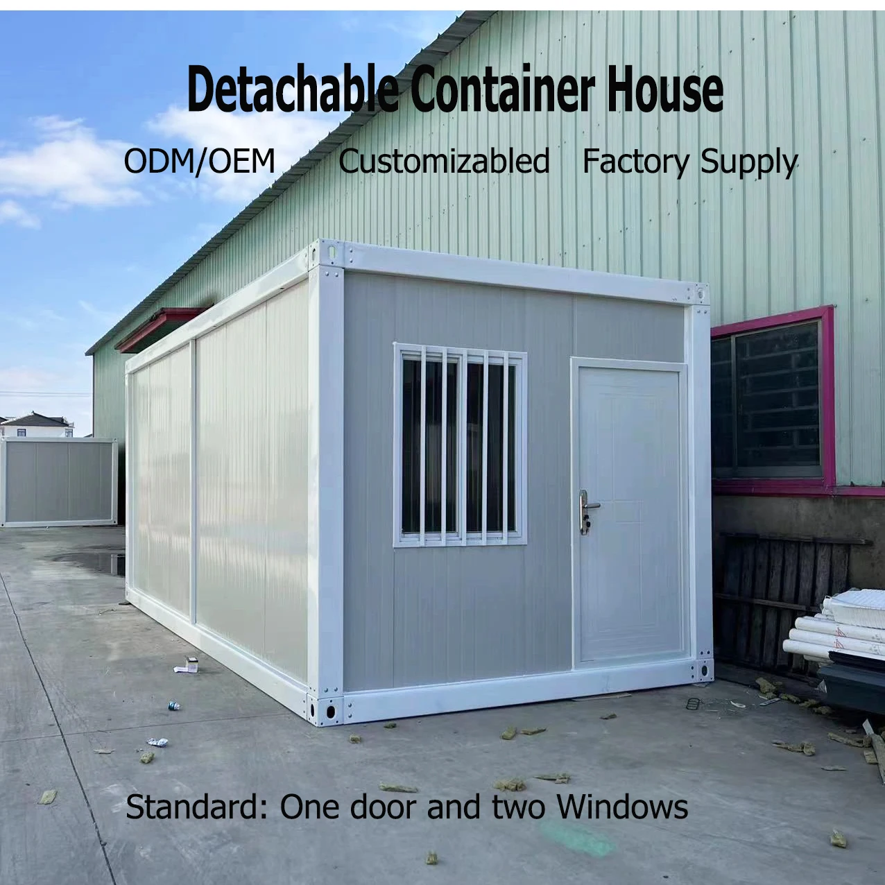 20ft Detachable Container House Granny Flat Pack Prefabricated ...