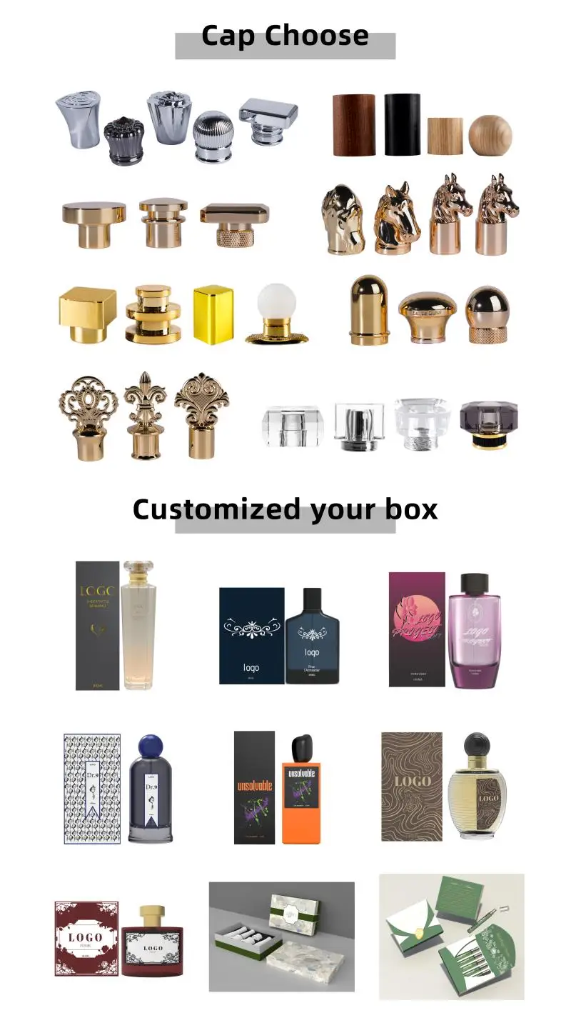 Customized Fragrance Bottles - Elegant Perfume Packaging