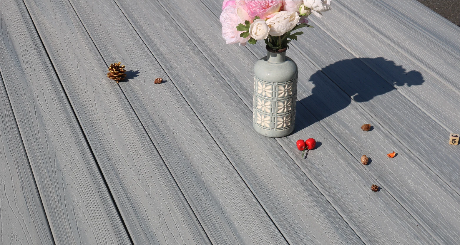 Wpc/bpc Veranda Walnut Color Wpc Terrace Outdoor Floor Capped Wood ...