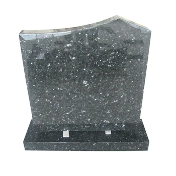 Norway Blue Pearl Granite Upright Headstone Memorial Head Stone For ...