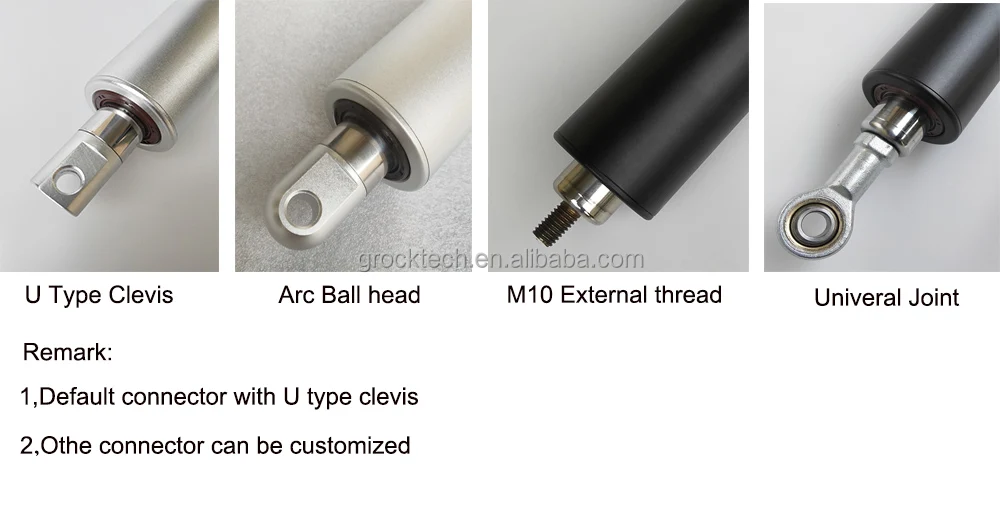 In-line Type 50-1000mm Tubular Electric Actuator With Limit Switch And ...