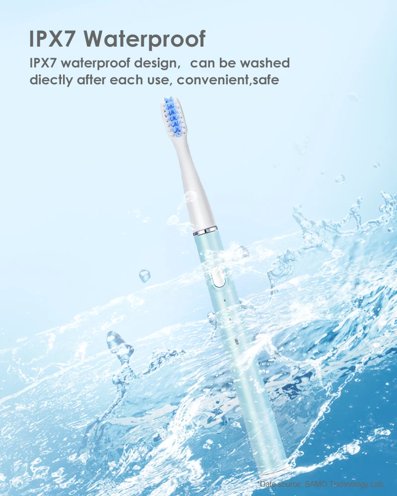 2023 Ipx7 Adult Timer Oral Cleaning Whitening Teeth Brush Soft Bristle ...