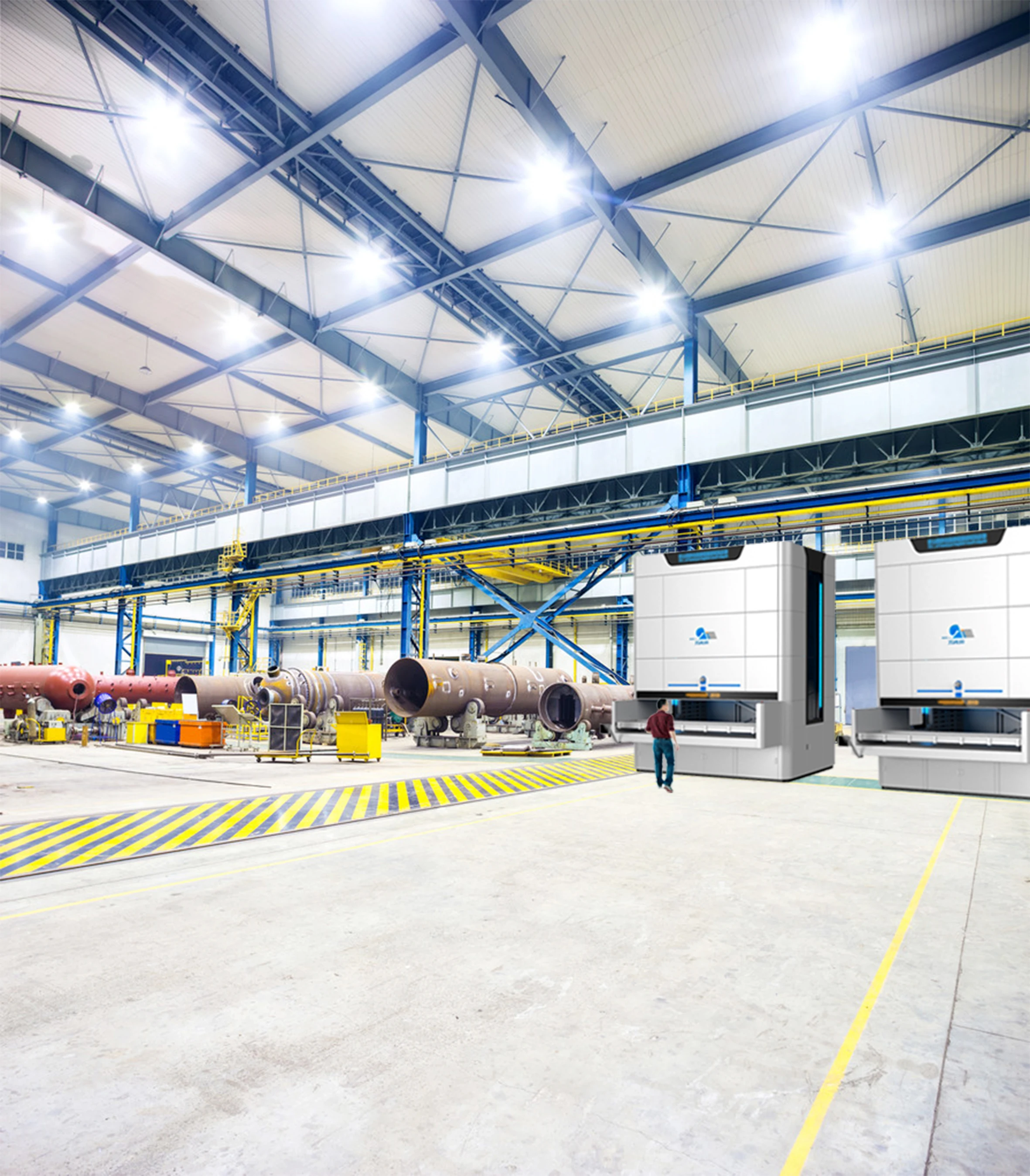 Industrial Warehouse Equipment Modular Space Save Vertical Lift Warehouse Modula Storage ...