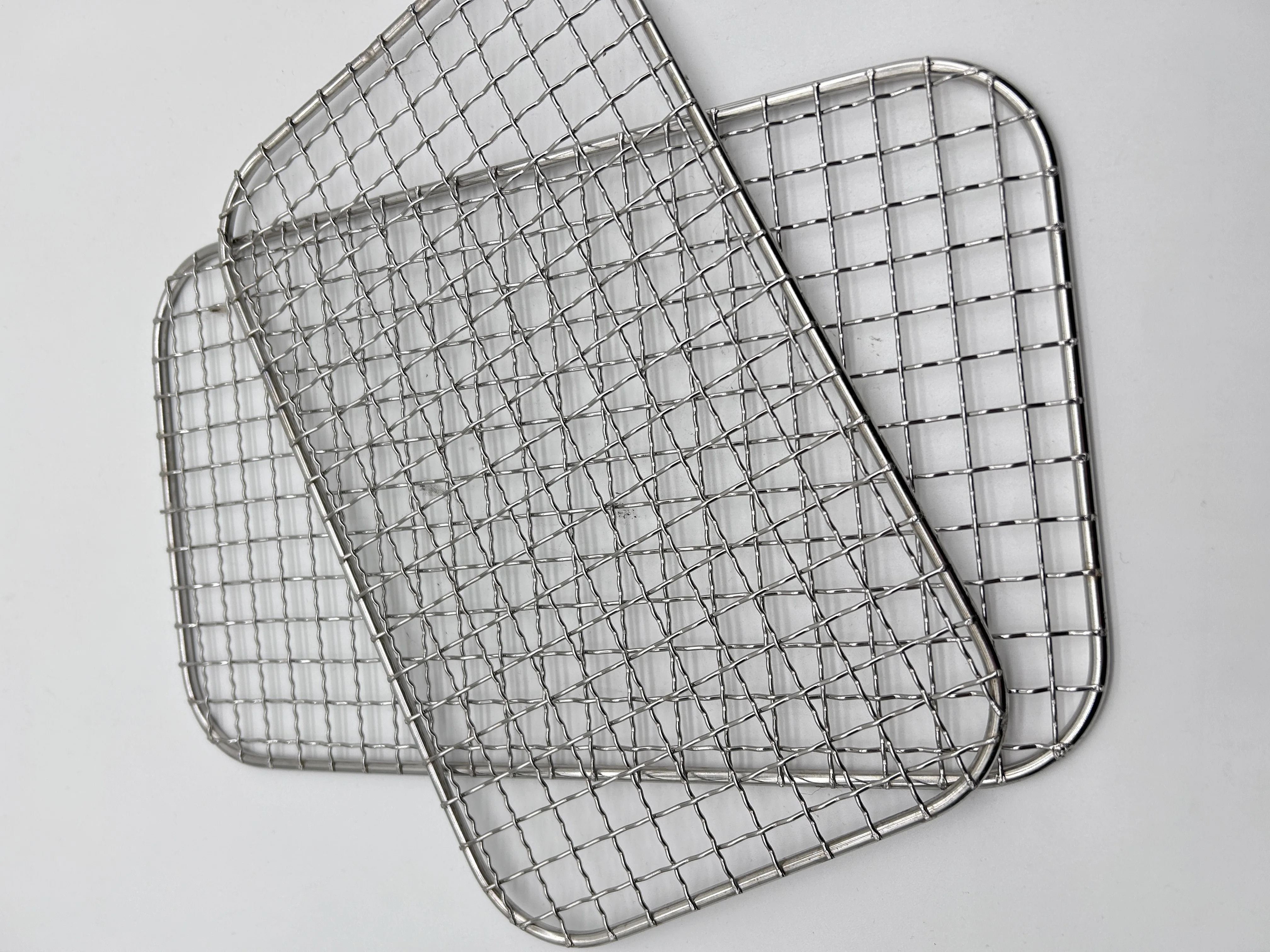 Galvanized 304 Stainless Steel Square Grill Net For Cooling & Frying ...