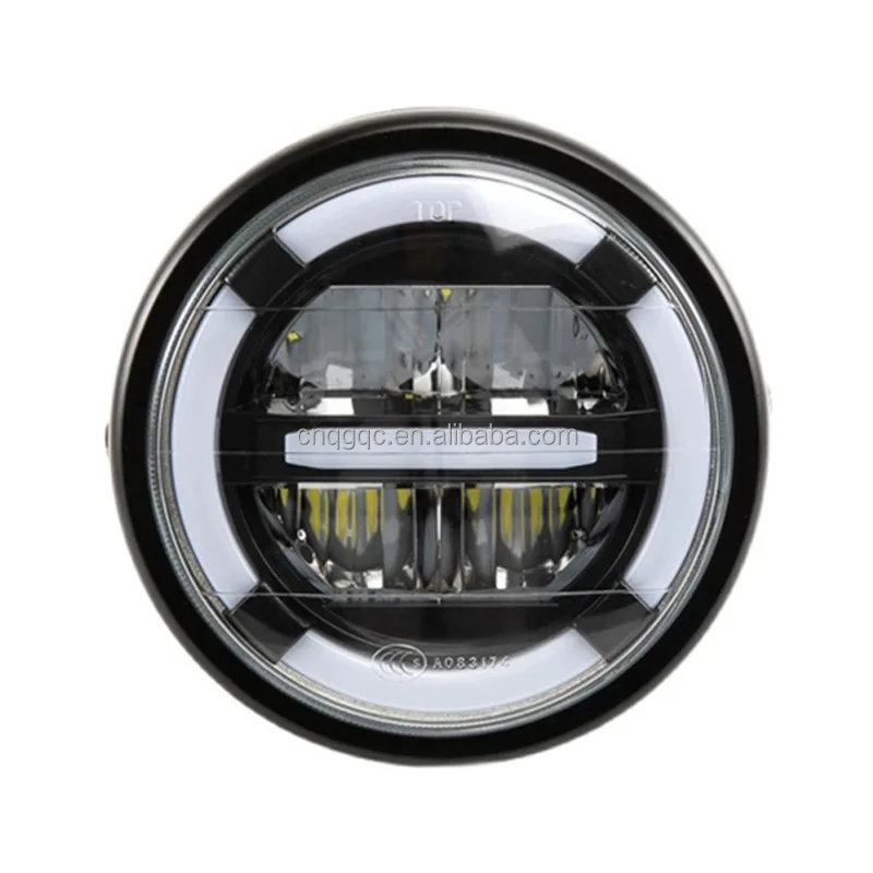 7 Inch Motorcycle Led Headlight Universal 7" Round Head Light For ...