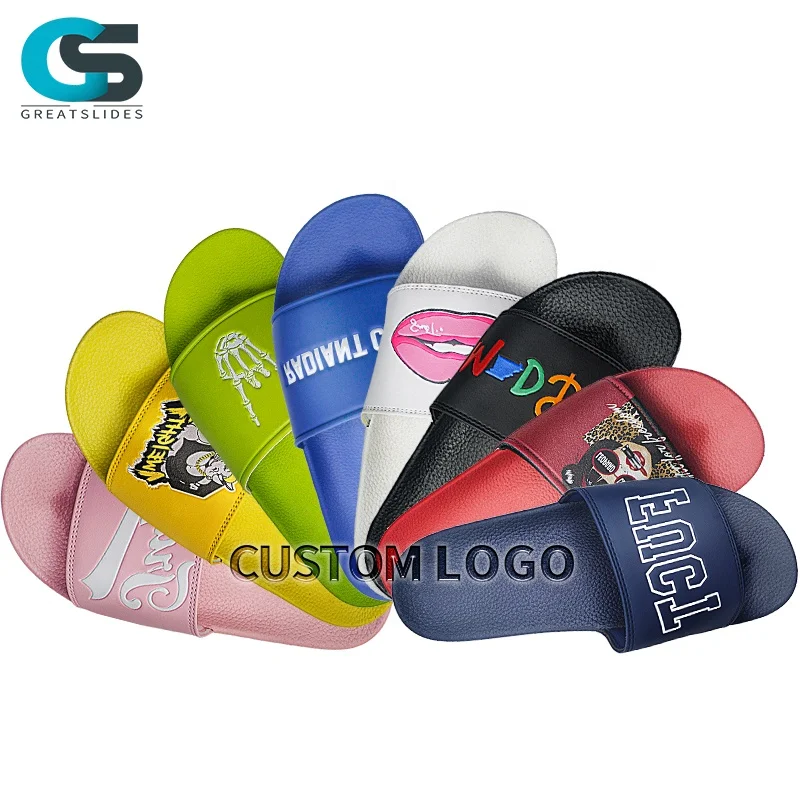 Greatslides Factory Slipper Slides Custom Logo Sandals,Custom Logo ...