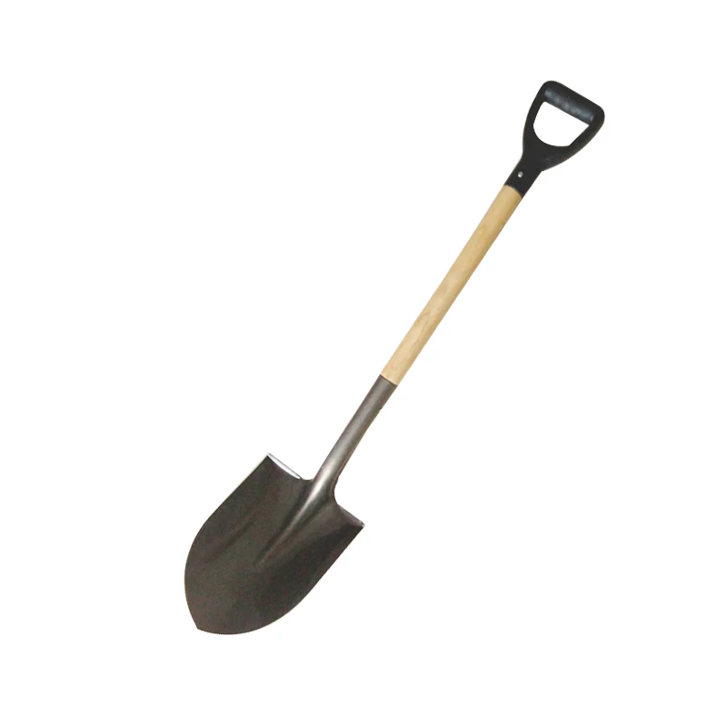 Powder Coated Spade Shovel Stainless Steel Round Point Shovel With ...