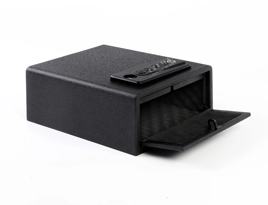 Biometric Safe Box Front Open Digital Safe Fingerprint Box Portable ...