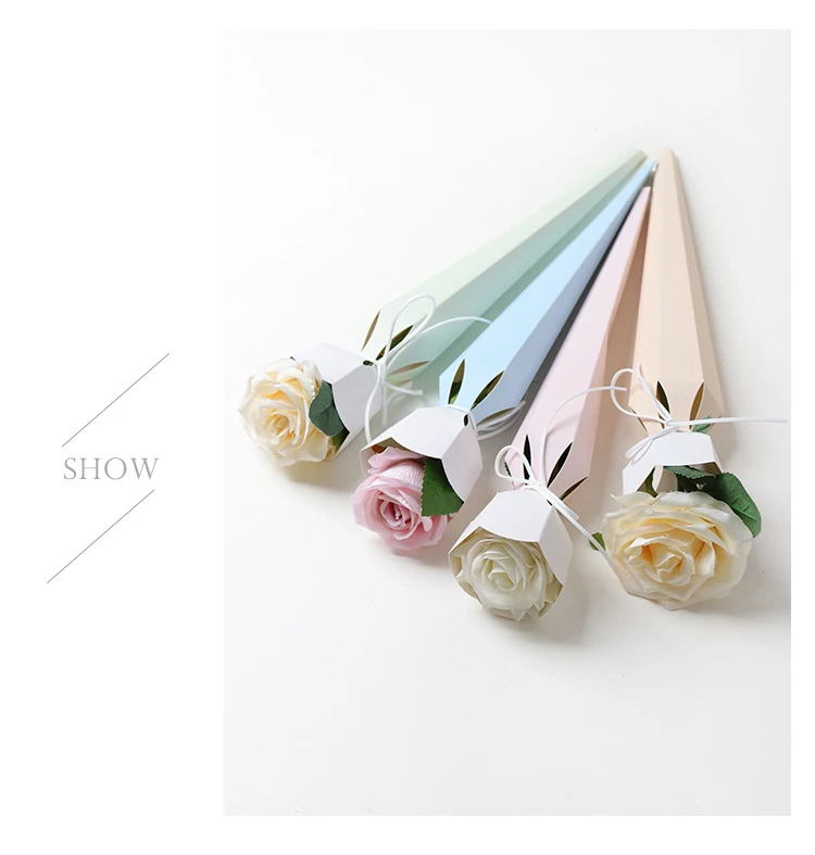 Wholesale Luxury Paper Soap Flower Arrangements Display Card