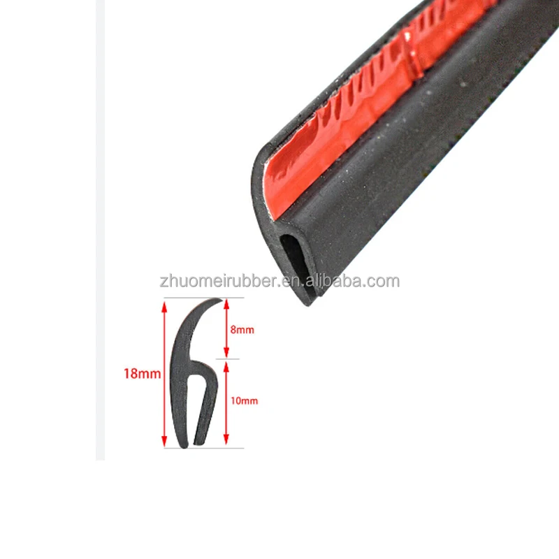 EPDM Rubber Profile for Automotive Window Glazing Seals