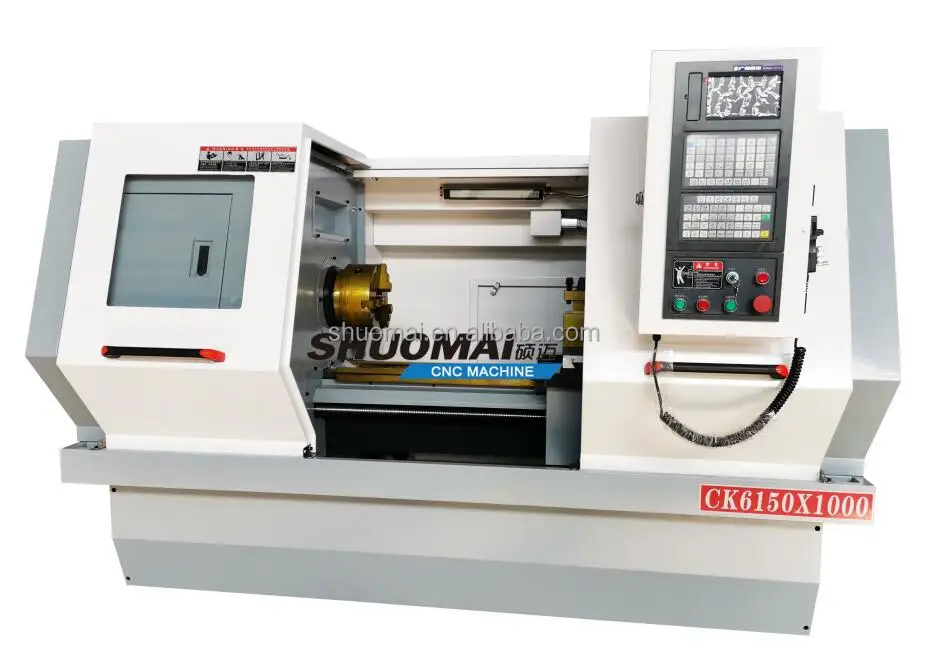 Cnc Turning Machine With Siemens/ Fanuc System Ck6150x1000 /1500mm/2000mm Cnc Lathe Machine ...