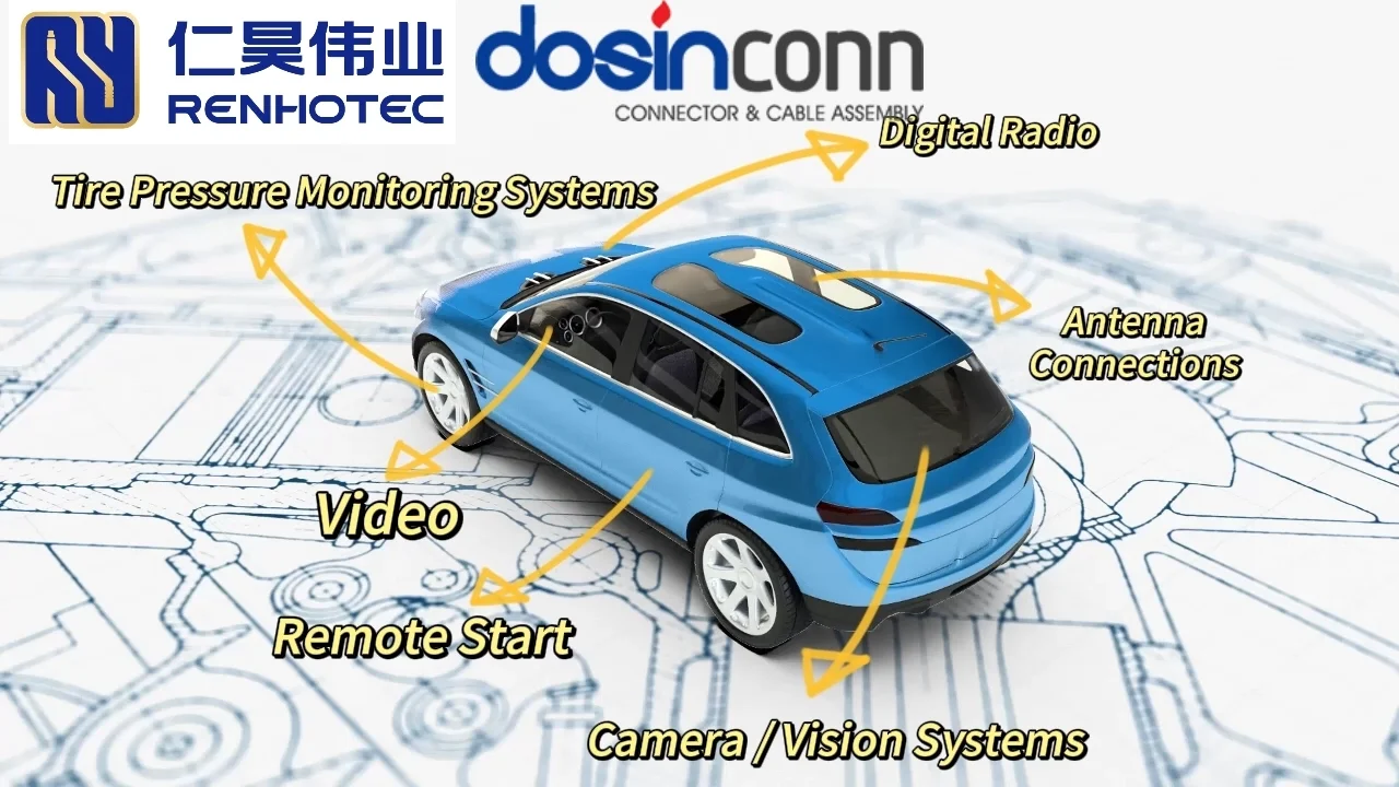 Lvds Coaxial Cable 1m With 4pin C Code Jack To Jack Hsd Connector High ...
