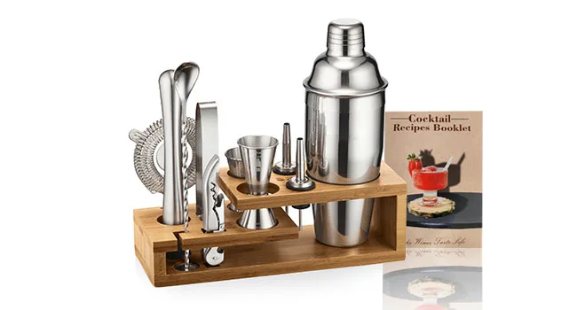 Cocktail mixer set Bartender set with support drink mixer set equipped ...